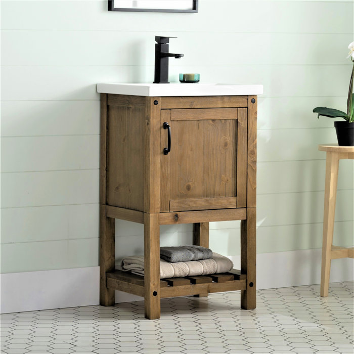 The Twillery Co.® Radstock 20" Single Bathroom Vanity Set & Reviews ...