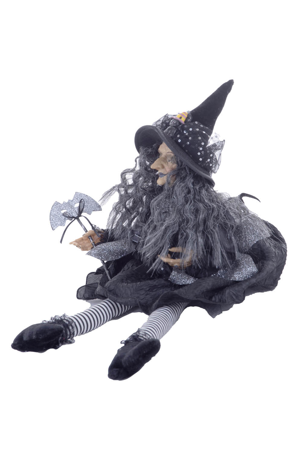 The Holiday Aisle® Sitting Black Adorable Witch | Wayfair