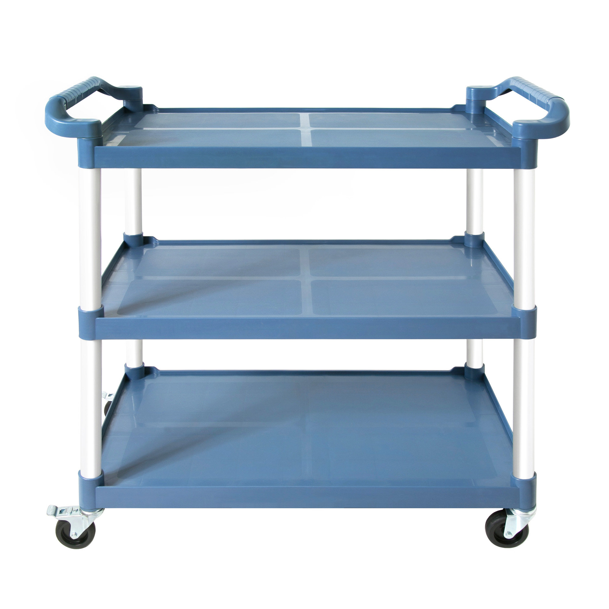 Ebern Designs 3-Tier Plastic Utility Cart With Smooth-Rolling Wheels ...