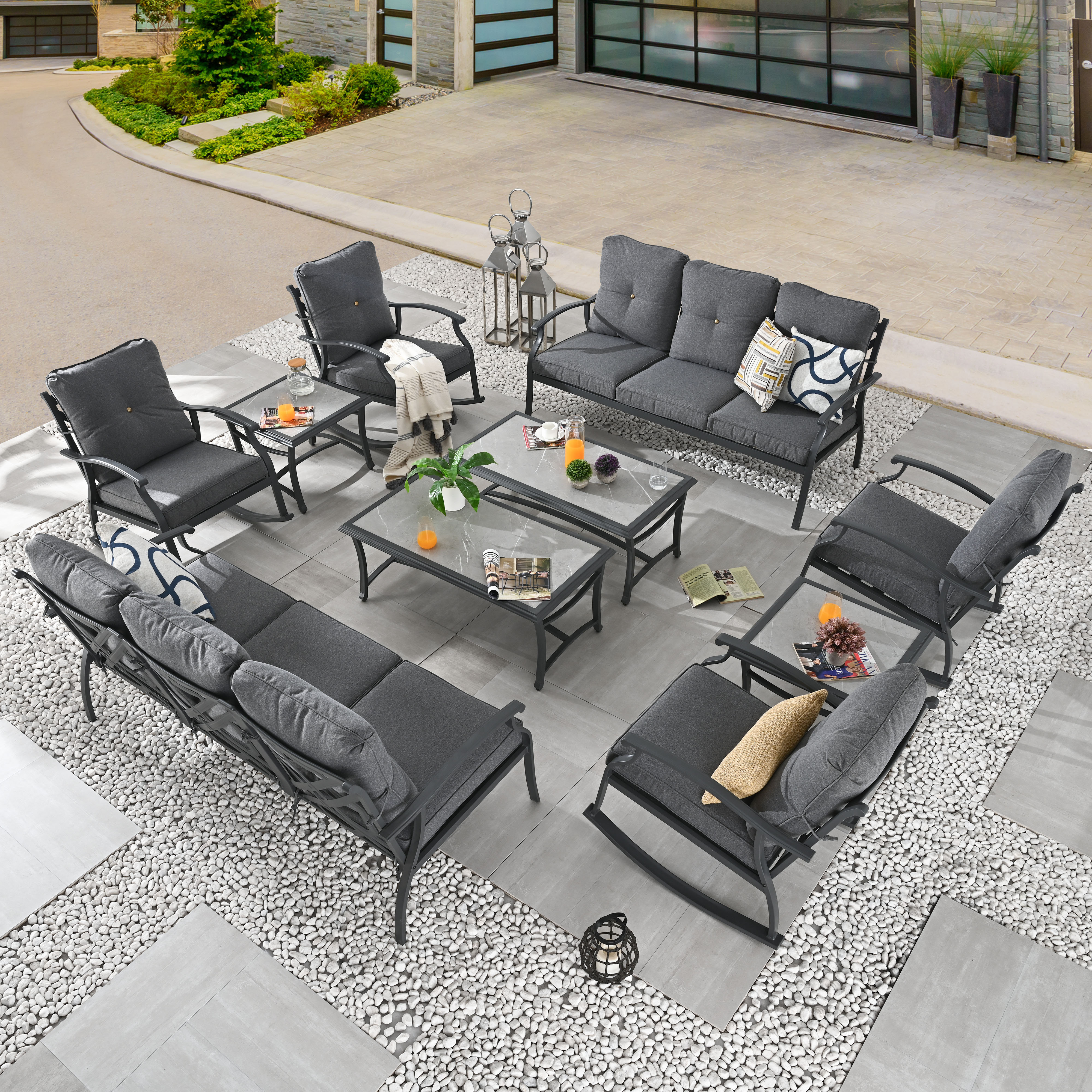 Lark Manor 10-Piece conversation set - Wayfair Canada