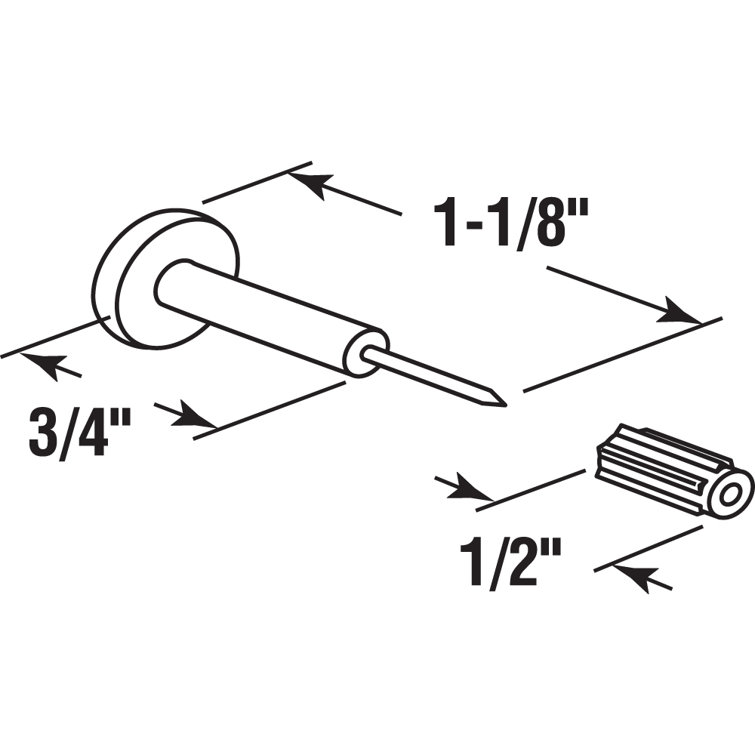 Prime-Line Window Grille Retainer Pin | Wayfair