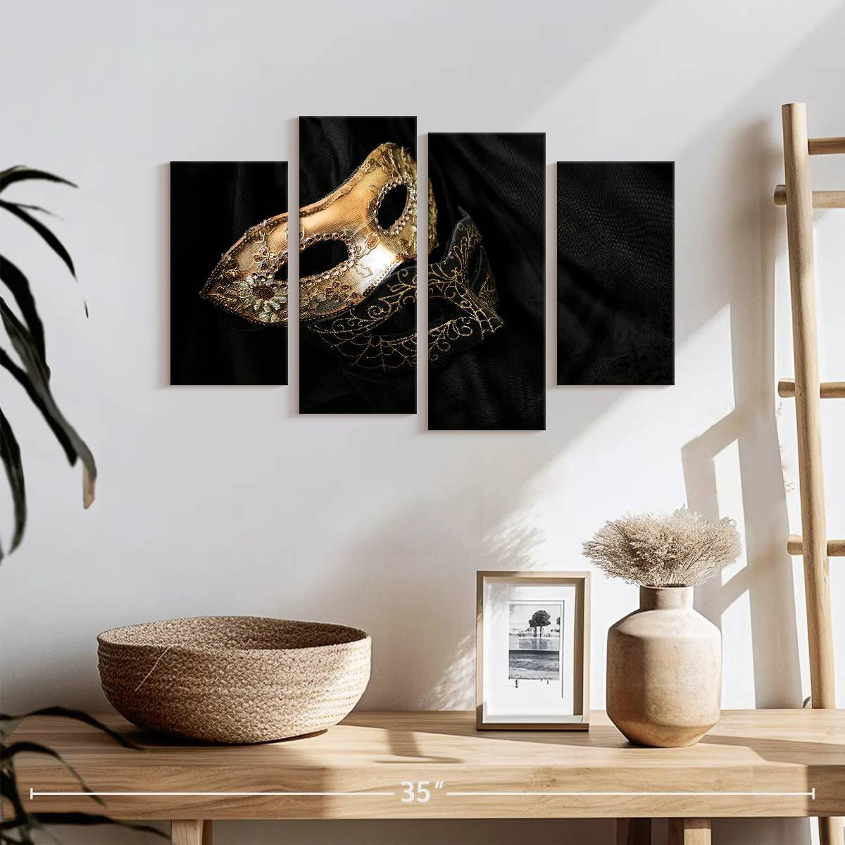 Elephant Stock Gold And Black Masquerade Masks | Wayfair