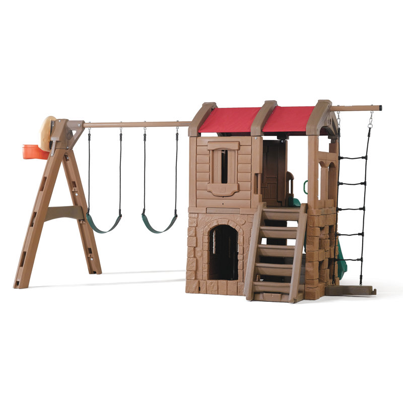 Step2 Naturally Playful Adventure Lodge Play Center Swing Set & Reviews ...
