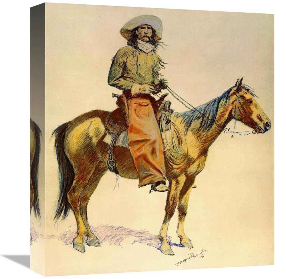 East Urban Home 'Arizona Cowboy' Print on Canvas | Wayfair