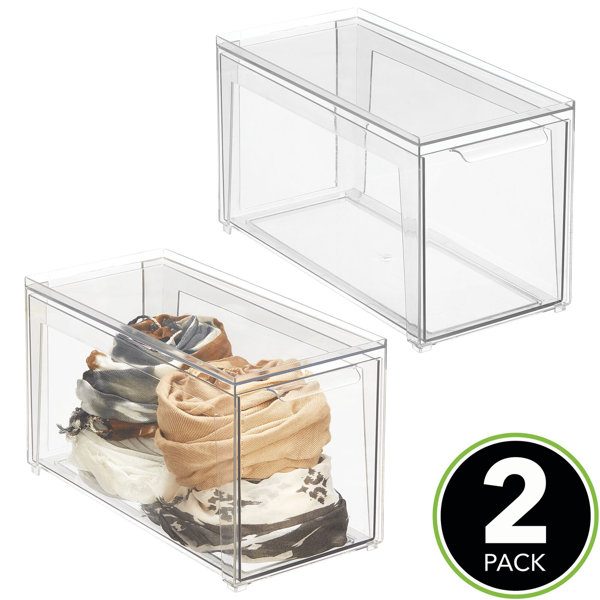 mDesign Plastic Box Set | Wayfair