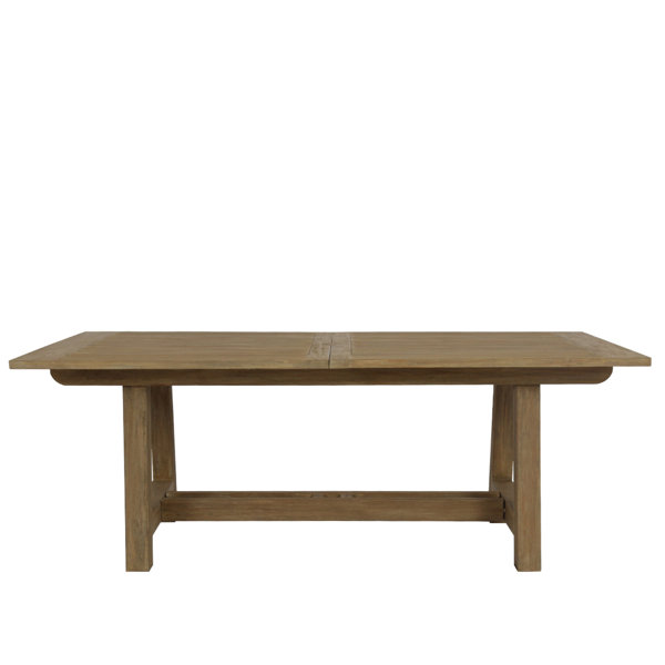 Vienna Extension Teak Outdoor Dining Table | Birch Lane