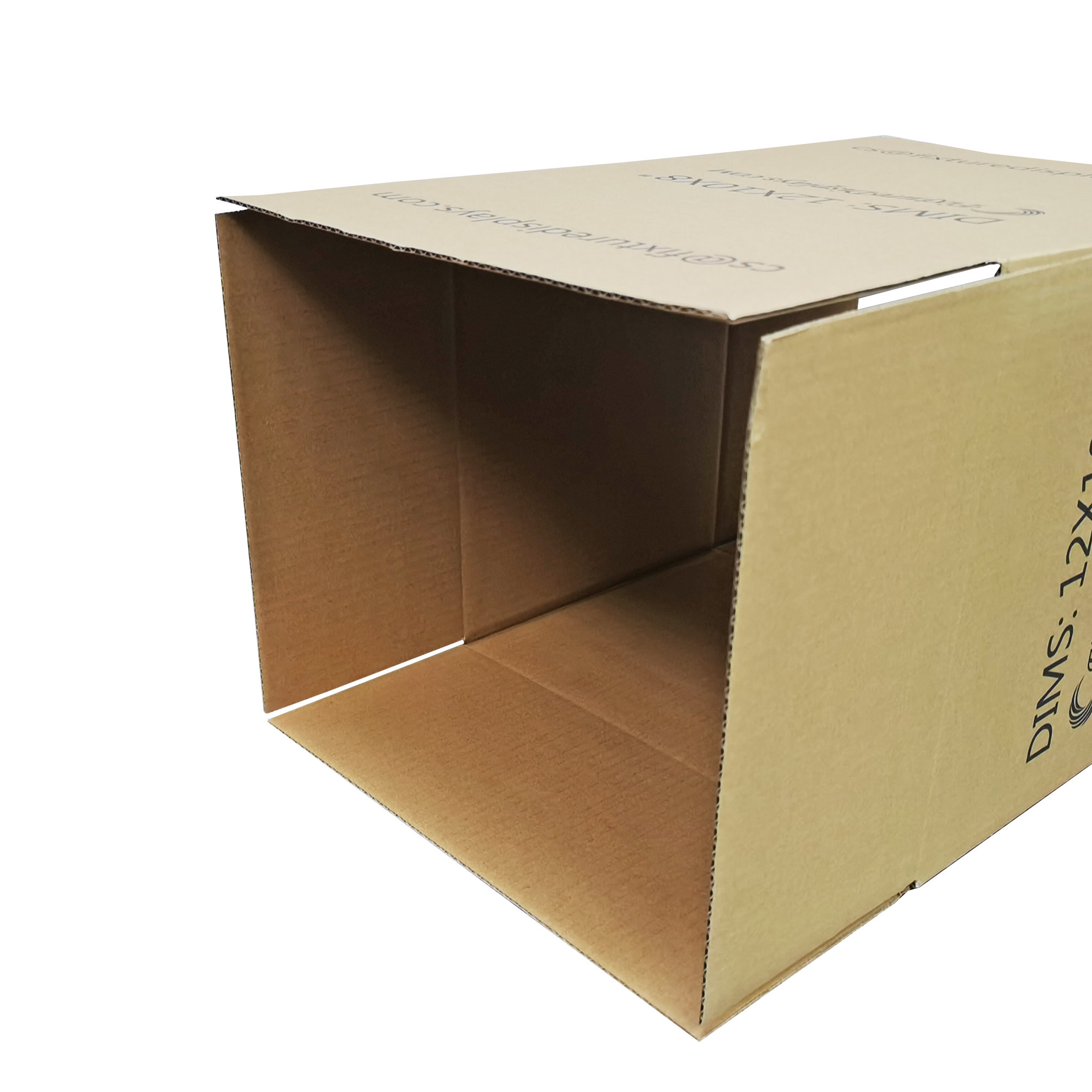 Latitude Run® Shipping Boxes, Singlewall B Flute Cardboard Box Storage ...