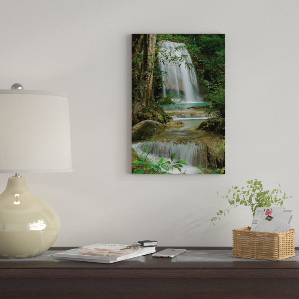 East Urban Home 'Seven Step Waterfall in Monsoon Forest, Erawan ...