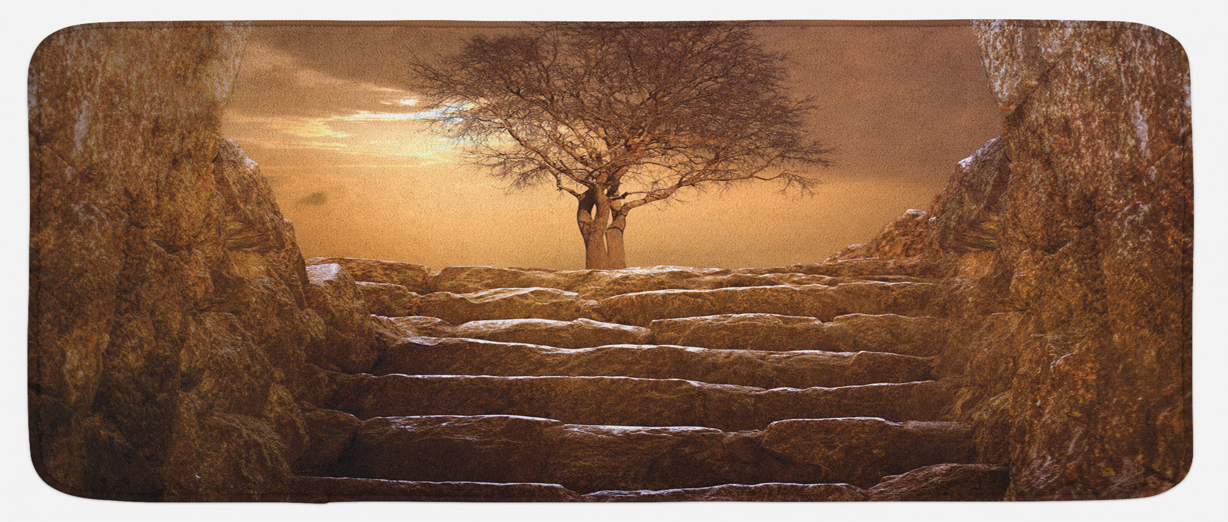 East Urban Home Tree Kitchen Mat | Wayfair