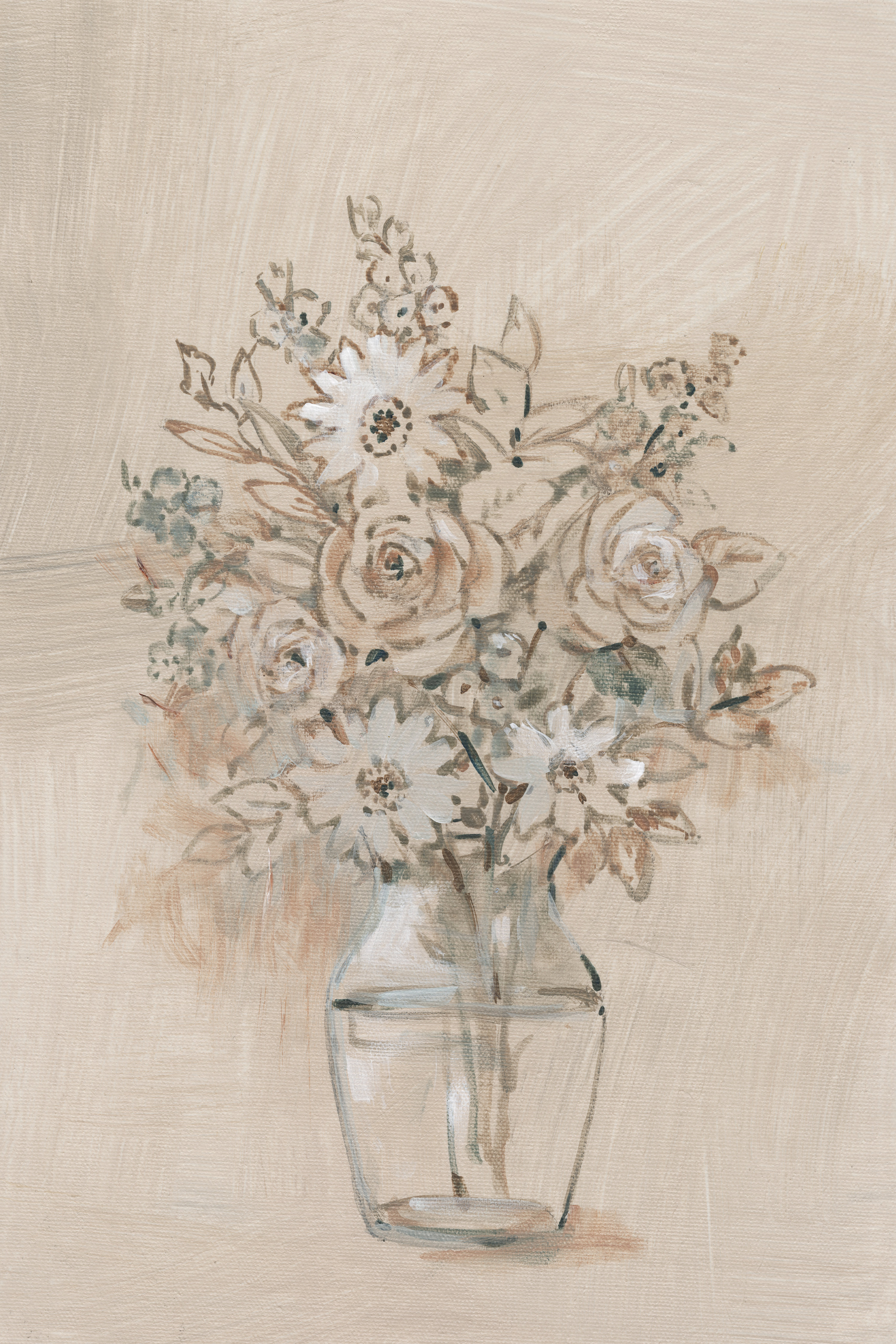 Marlow Home Co. Still Life Sketch I by Tim Otoole - Wrapped Canvas Art ...