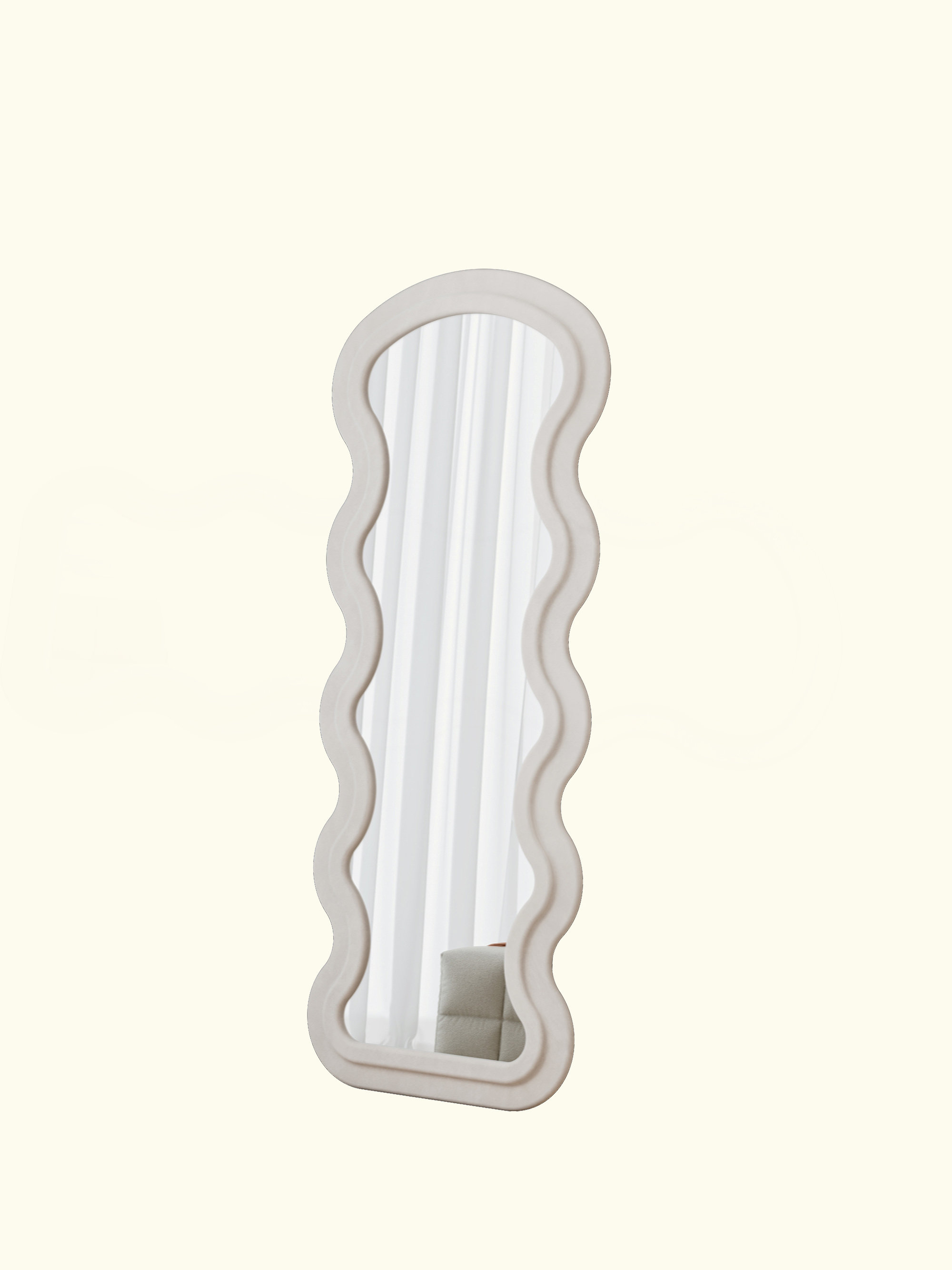 Astoria Grand Cream White Mirror | Wayfair
