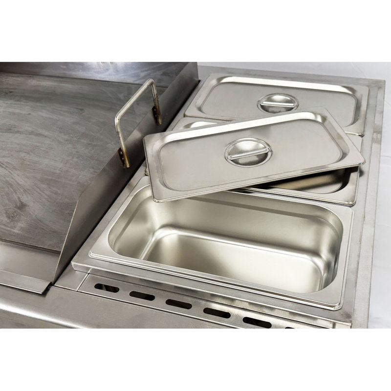 Cooler Depot Food Cart Plancha Para Tacos,griddle Taco Carts | Wayfair