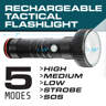 Bell + Howell Taclight Max Rechargeable Wide Beam Flashlight with 5 ...