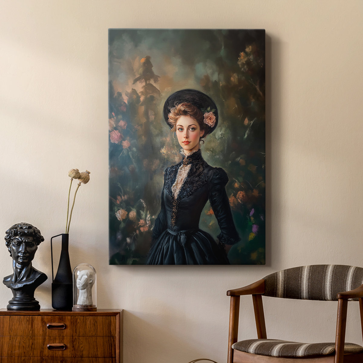 Astoria Grand WOMEN Series CCXIX -Premium Gallery Wrapped Canvas -Ready ...