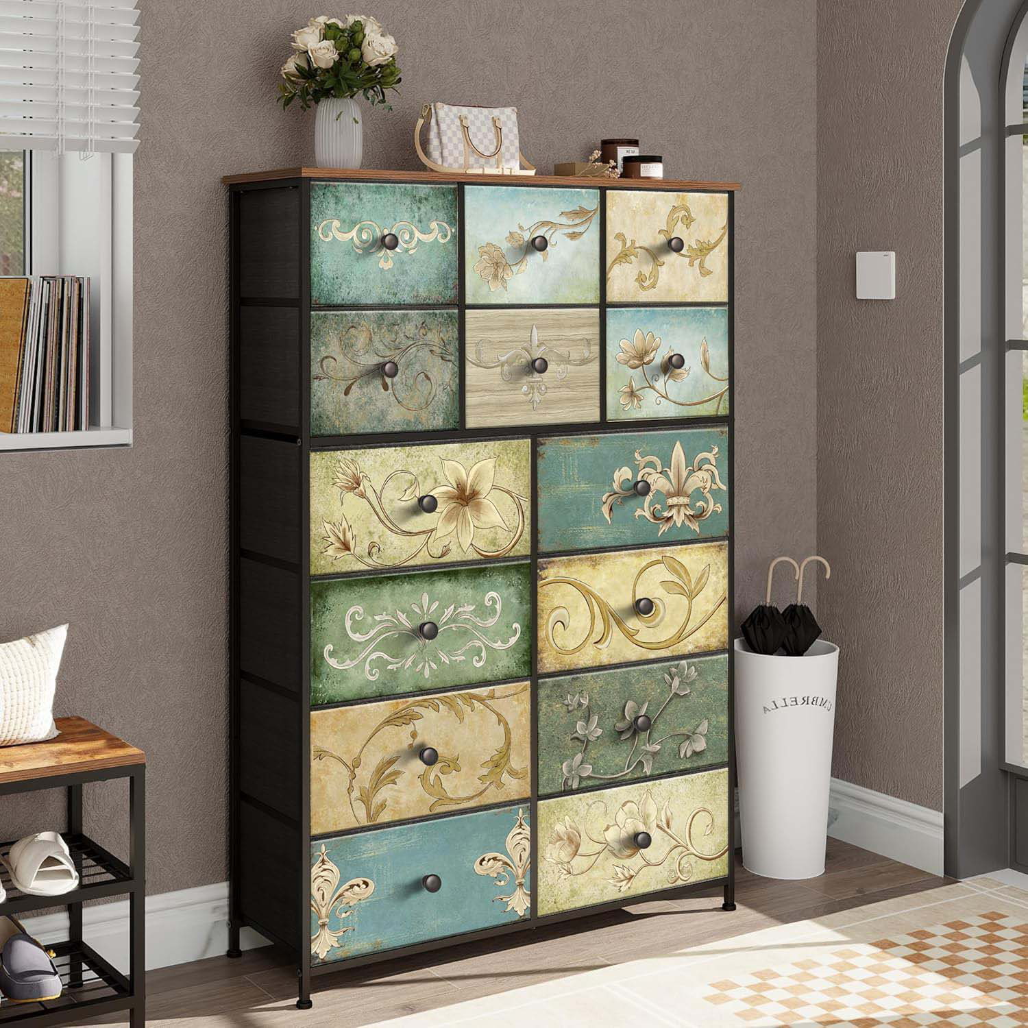 Dakota Fields Dresser With Drawers For Bedroom Chest Of Drawers Fabric ...