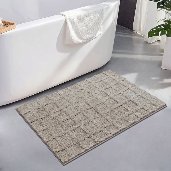 Latitude Run® Bathroom Rugs Non Slip Washable | Wayfair