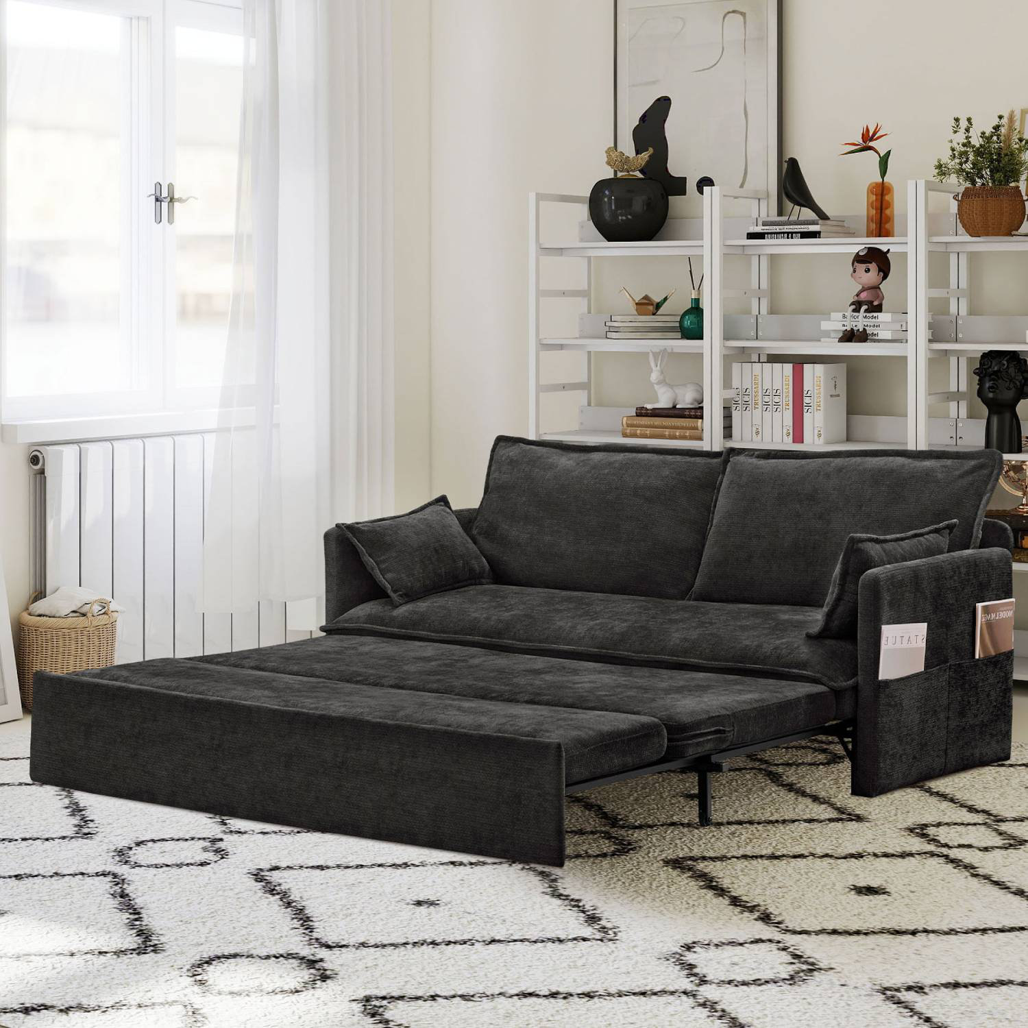 Latitude Run® Full Size Convertible Sleeper Sofa - Wayfair Canada