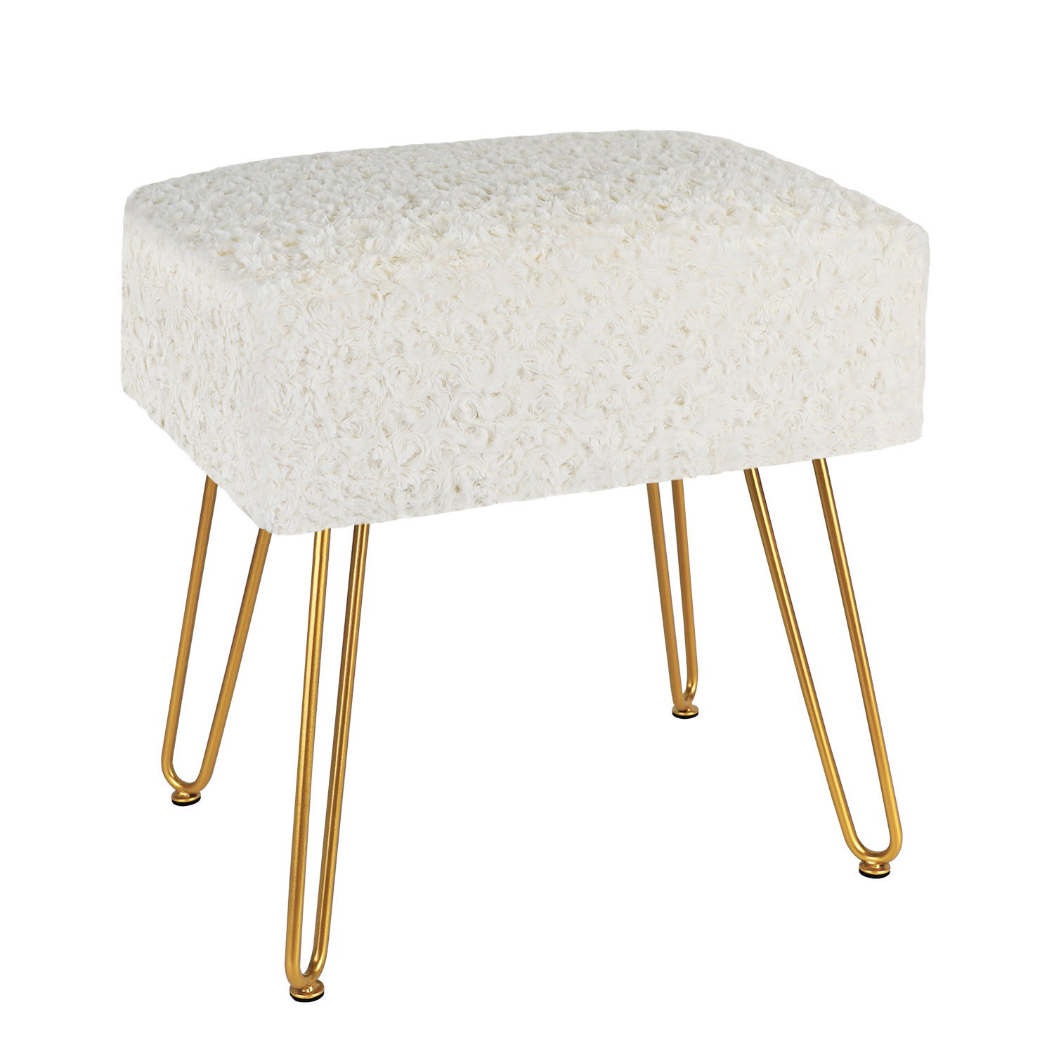 Mercer41 Jannesa Iron Accent Stool | Wayfair