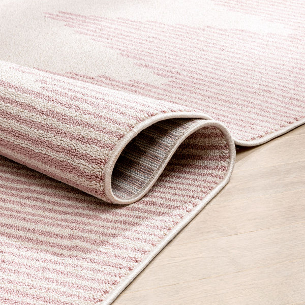 Well Woven Loop-De-Loop Zipped Blush/Ivory Rug & Reviews | Wayfair.co.uk