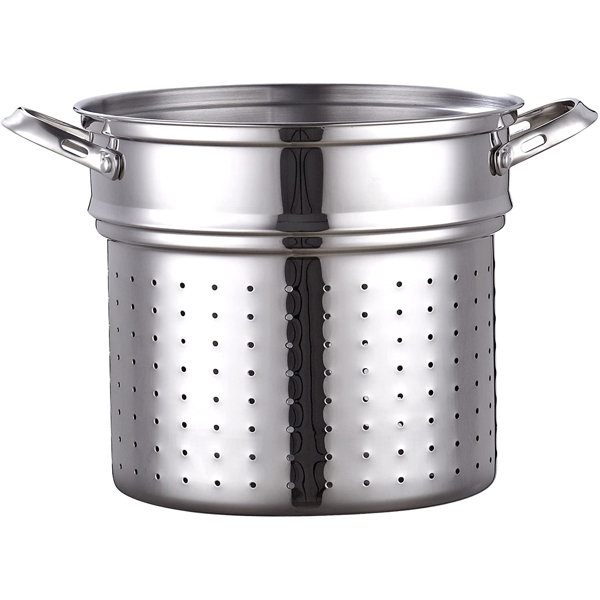 Cooks Standard 12 qt 18/10 Stainless Steel Pasta Steamer Multi-Pot with ...