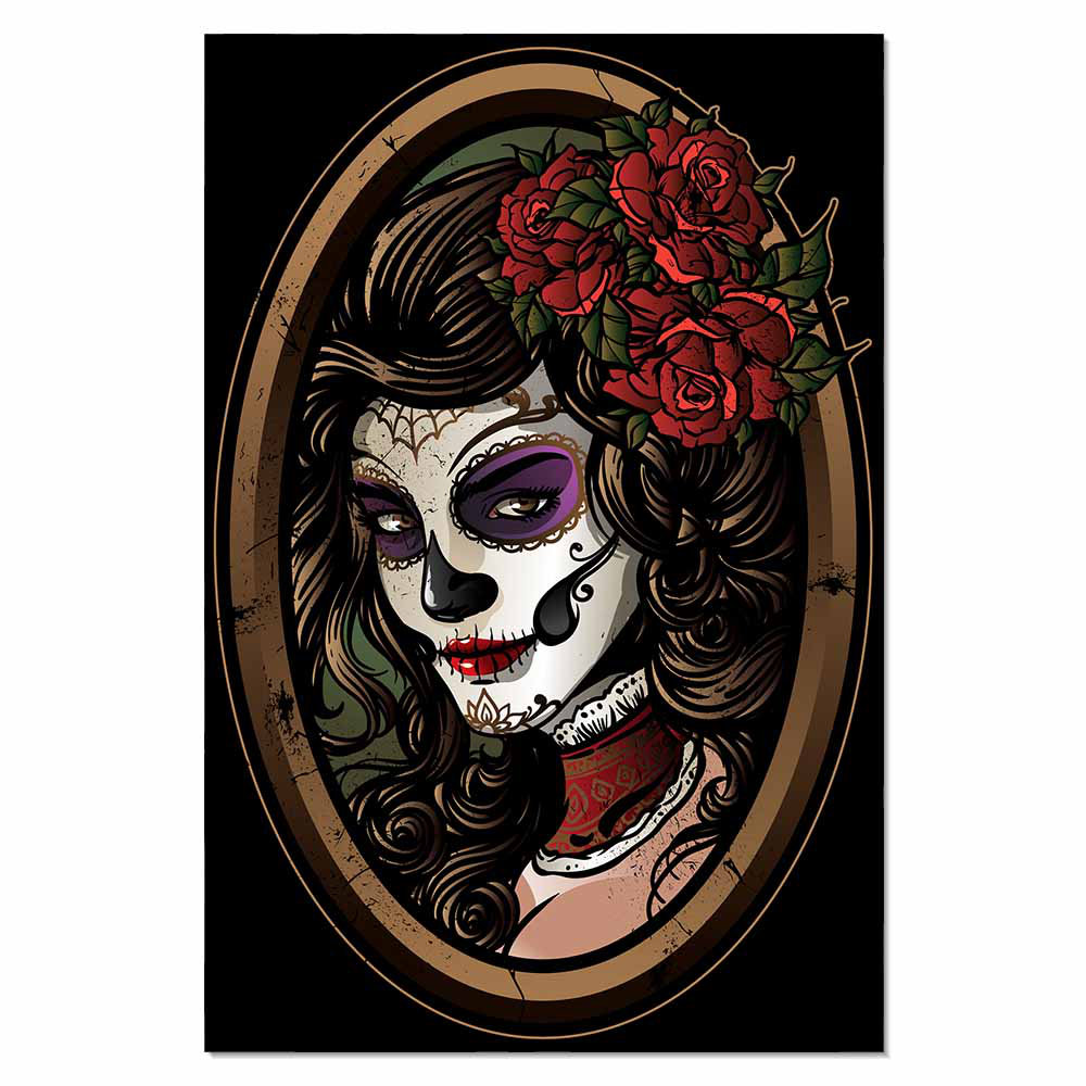 The Holiday Aisle® Day Of The Dead/Dia De Los Muertos Sugar Skull Woman ...