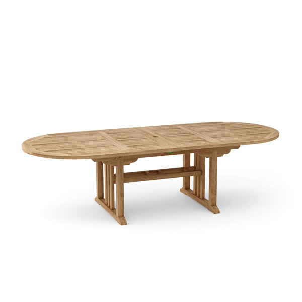Arlmont & Co. Kia Solid Wood Dining Table & Reviews | Wayfair