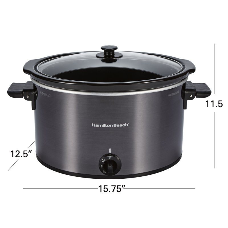 Hamilton Beach® Extra Large 10 Quart Slow Cooker with Full-Grip Folding ...
