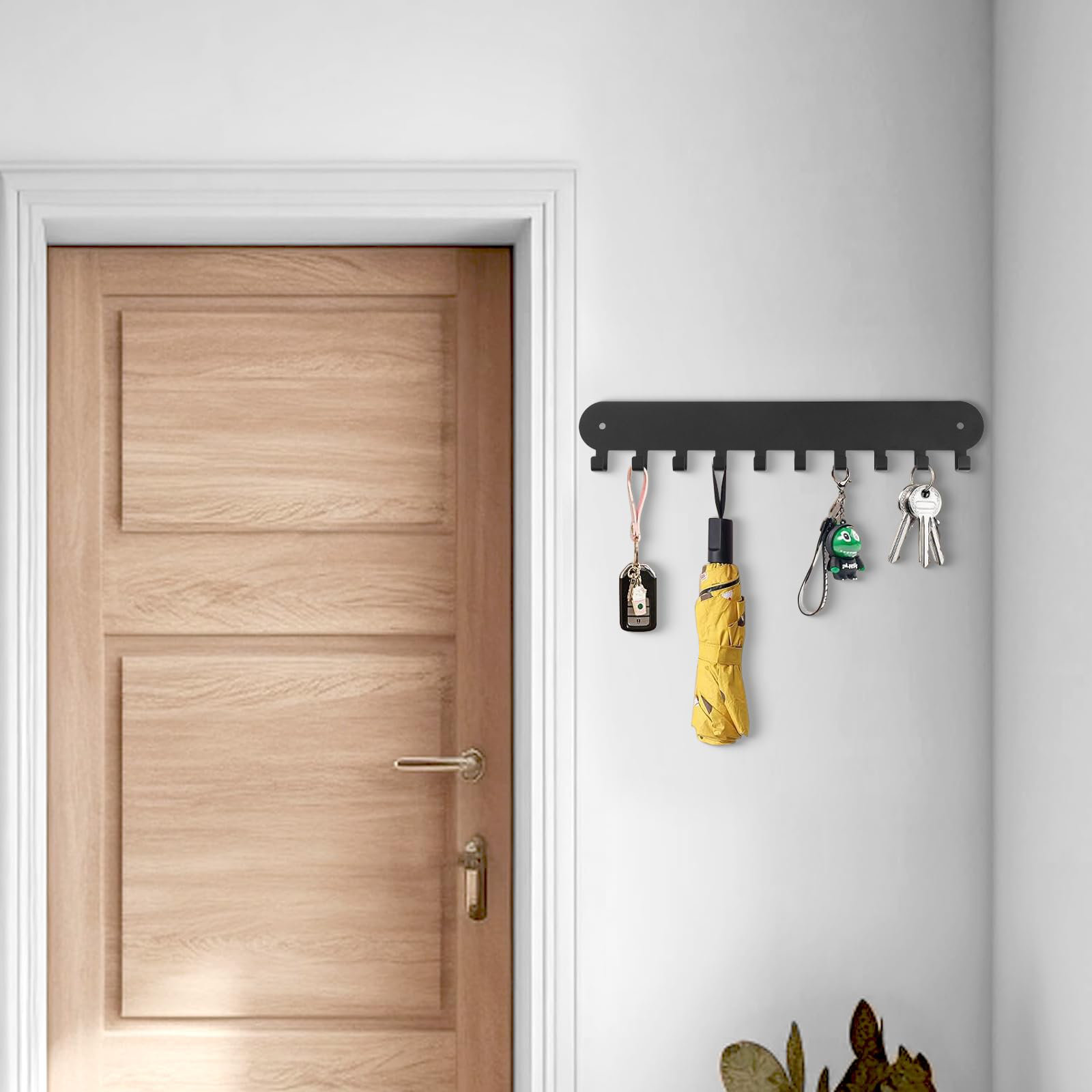 chuangyanUS 2 Pack Key Holder For Wall,Key Hooks With 10 Hooks,Key ...