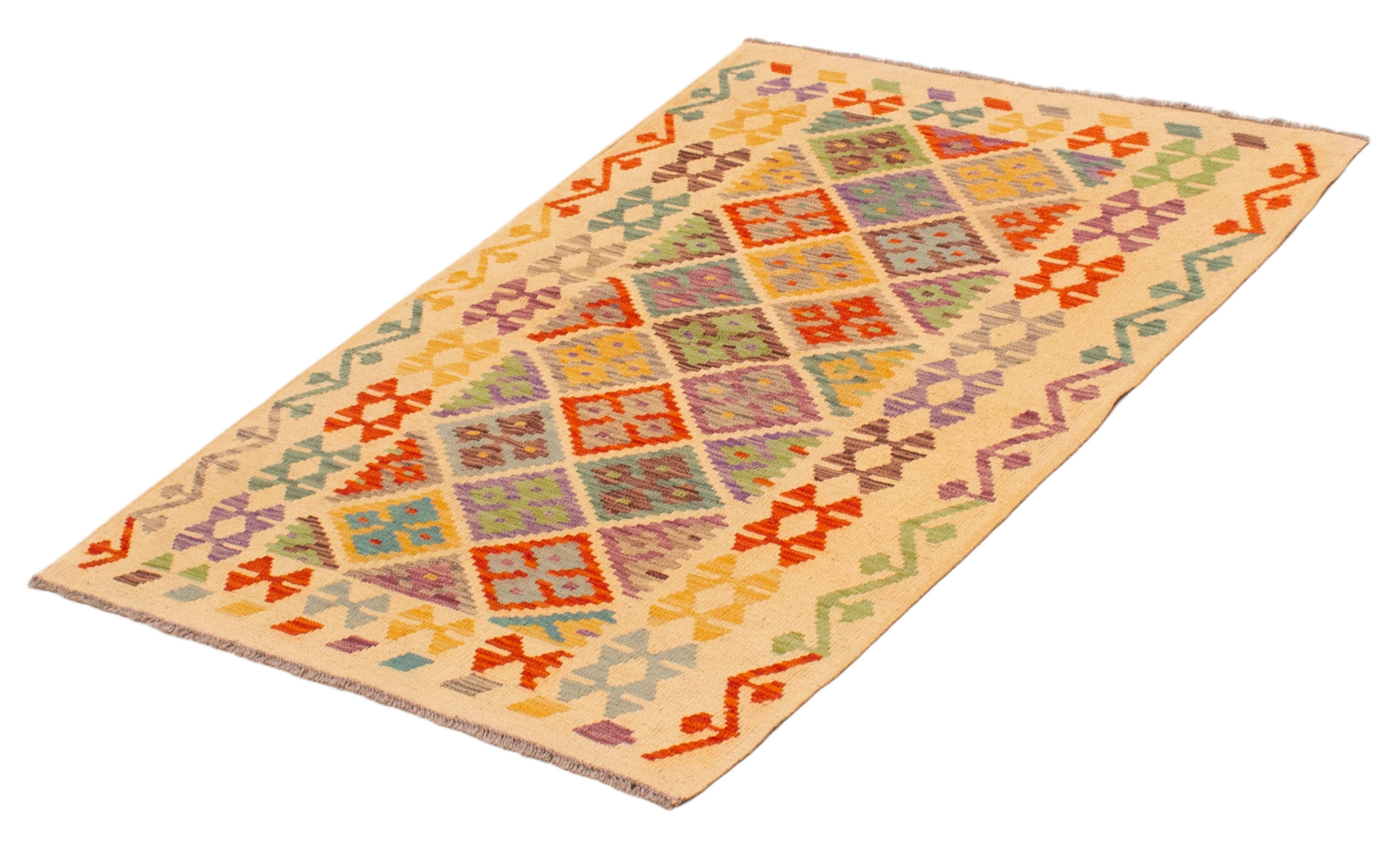 Isabelline Voncia One-of-a-Kind 3'6" X 5'1" New Age Wool Area Rug in ...