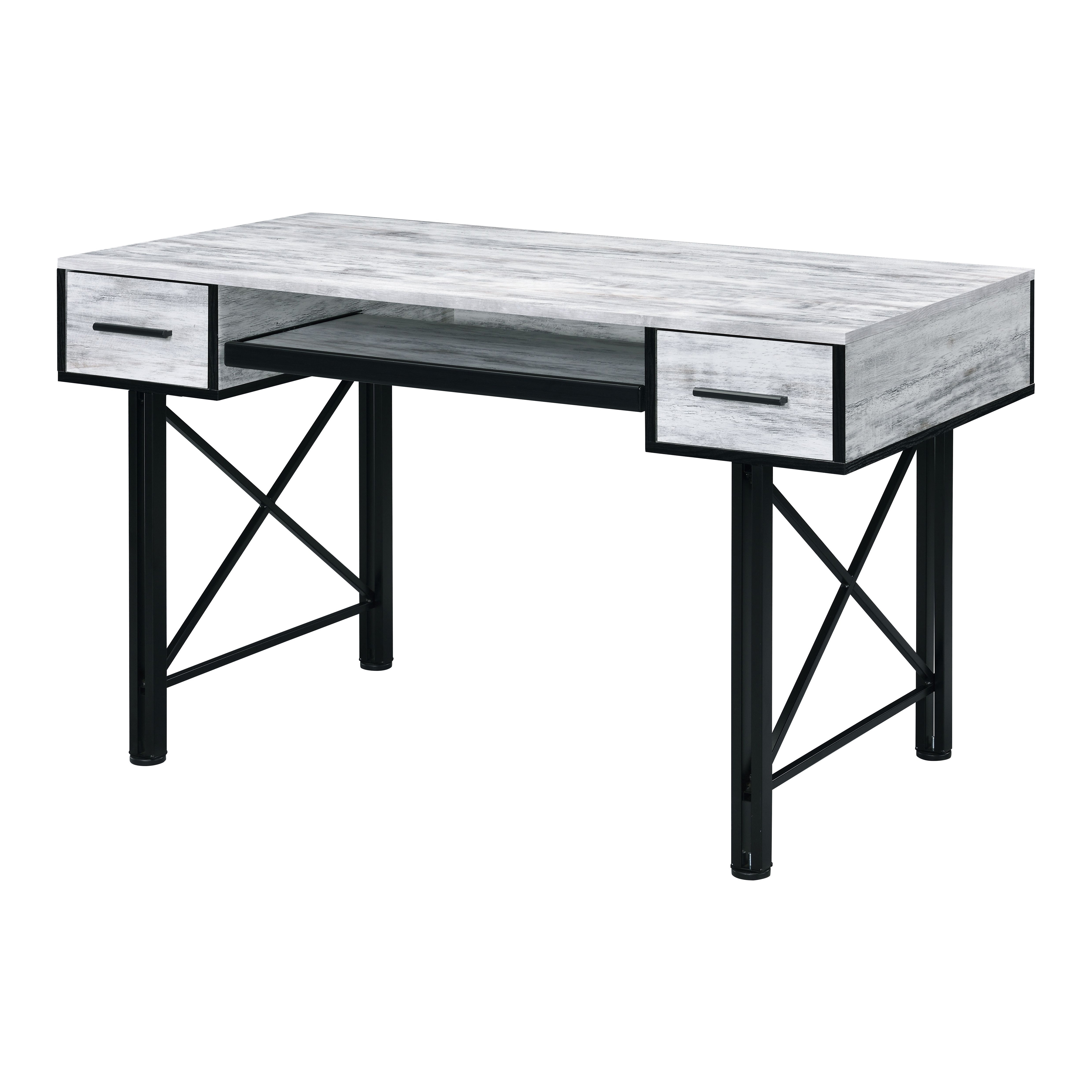 Latitude Run® Kellisha Metal Base Computer Desk | Wayfair