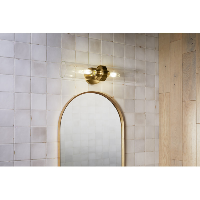 Kohler Purist™ 2 Light Indoor Bathroom Vanity Light Fixture, UL Listed ...