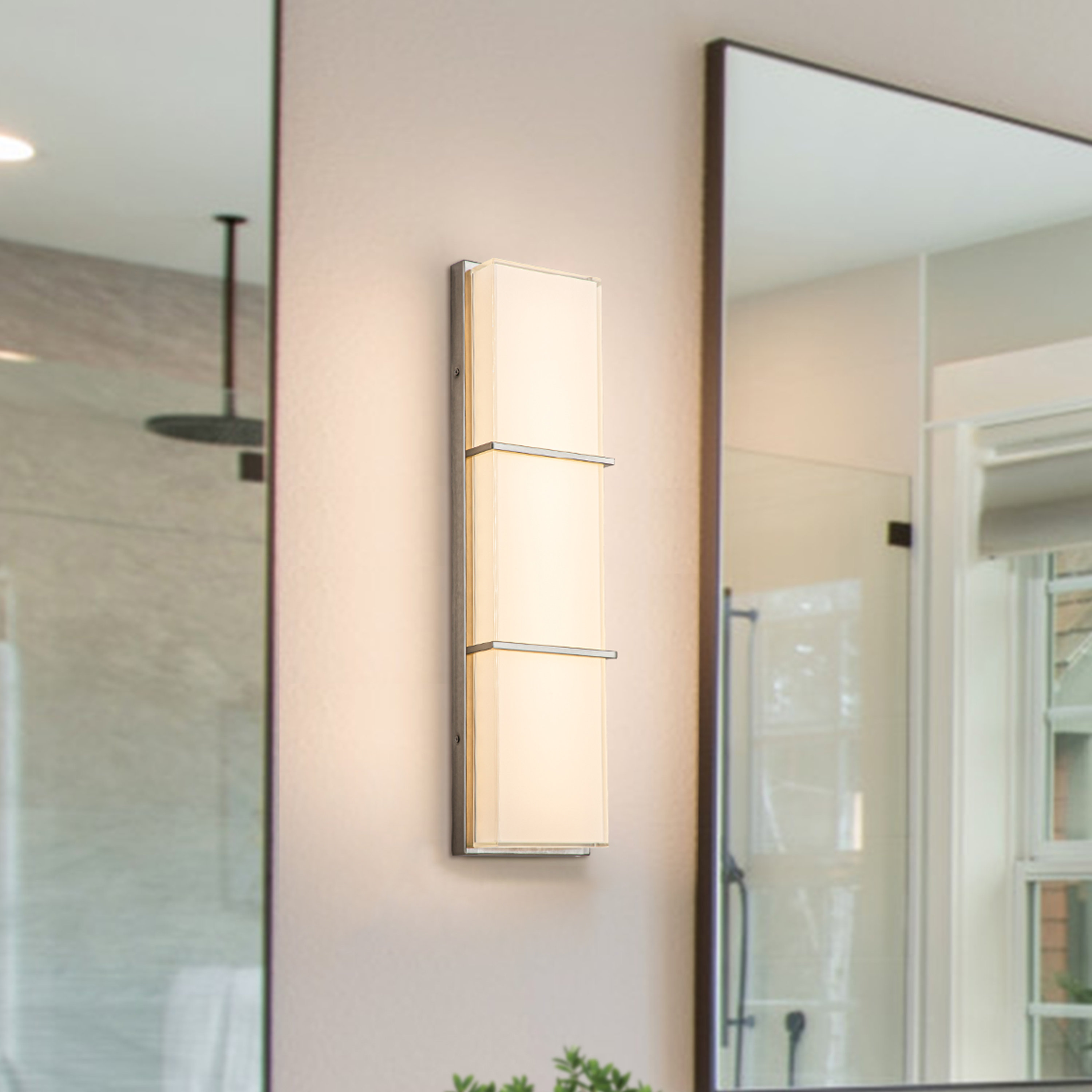 Wrought Studio™ Geraldton Dimmable LED Vanity Light & Reviews | Wayfair