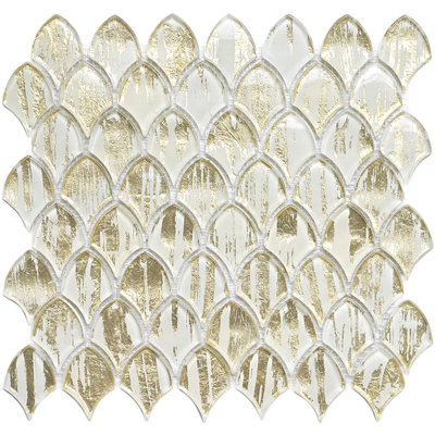 Fish Scale Floor Tiles & Wall Tiles You'll Love | Wayfair