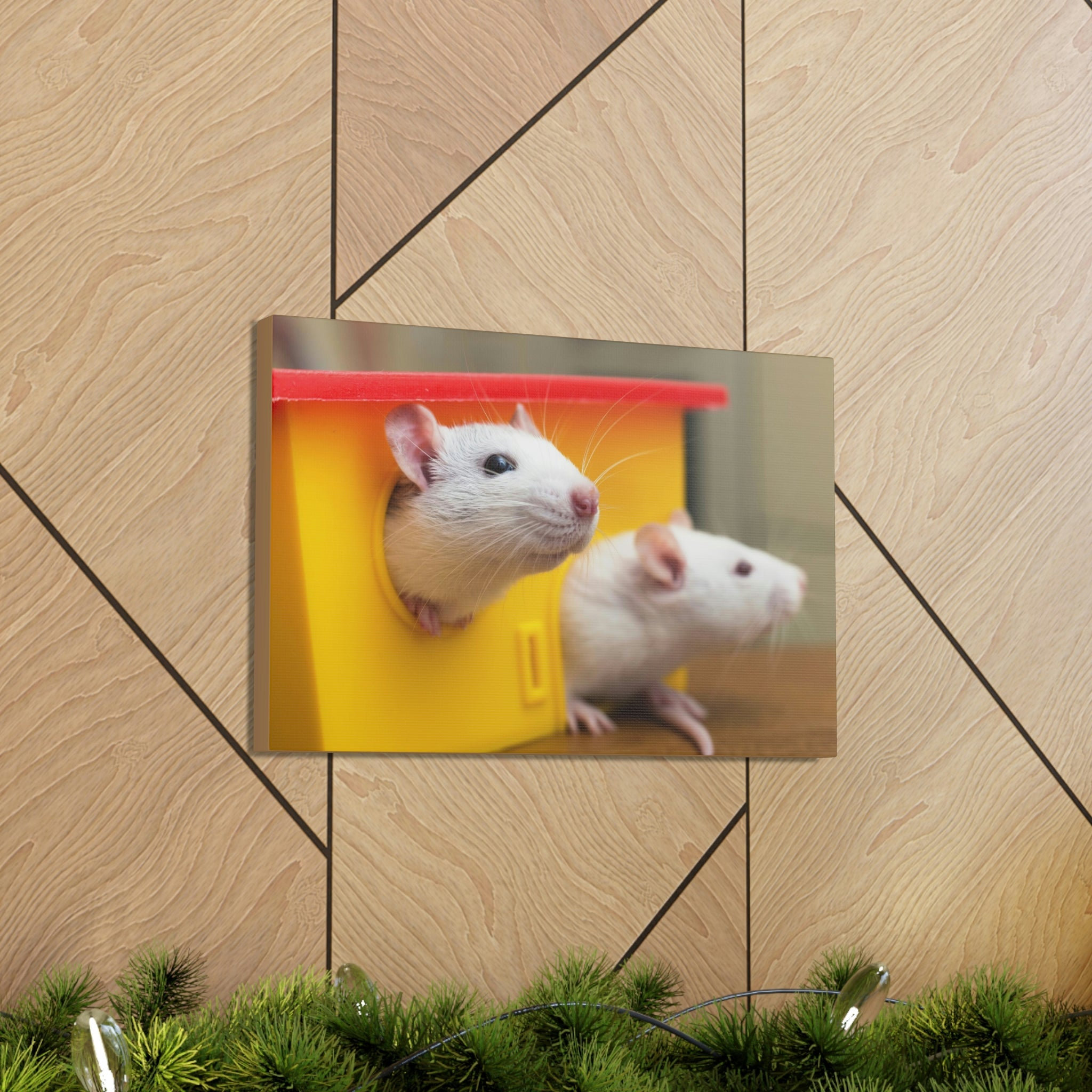 Gracie Oaks Funny Rat Couple of Silly Rat Inside Wall Art - Wayfair Canada
