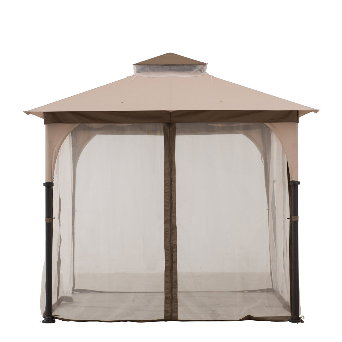 Sunjoy Polyester Screen Netting for Gazebo, 4-Panel Mosquito Sidewalls ...