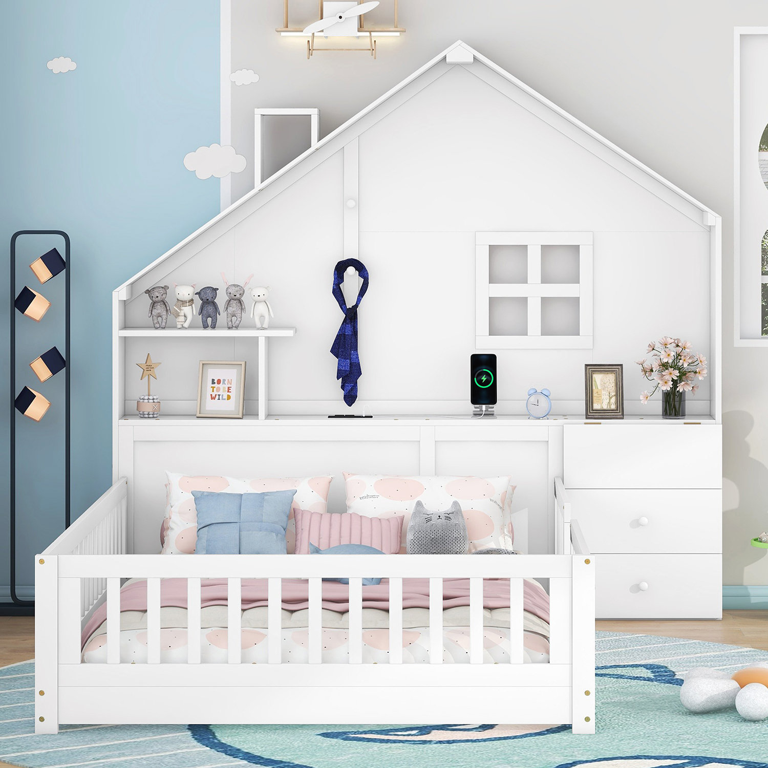 Harper Orchard Wolken Kids Bed with Drawers - Wayfair Canada