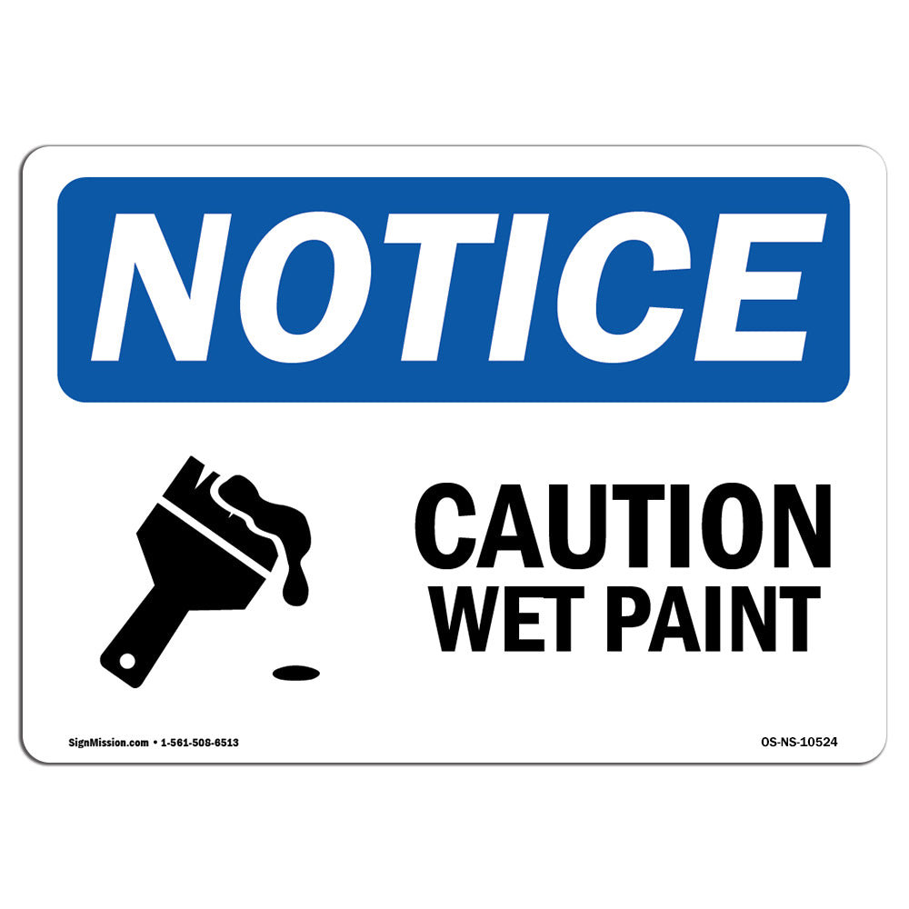 SignMission Caution Wet Paint Sign | Wayfair