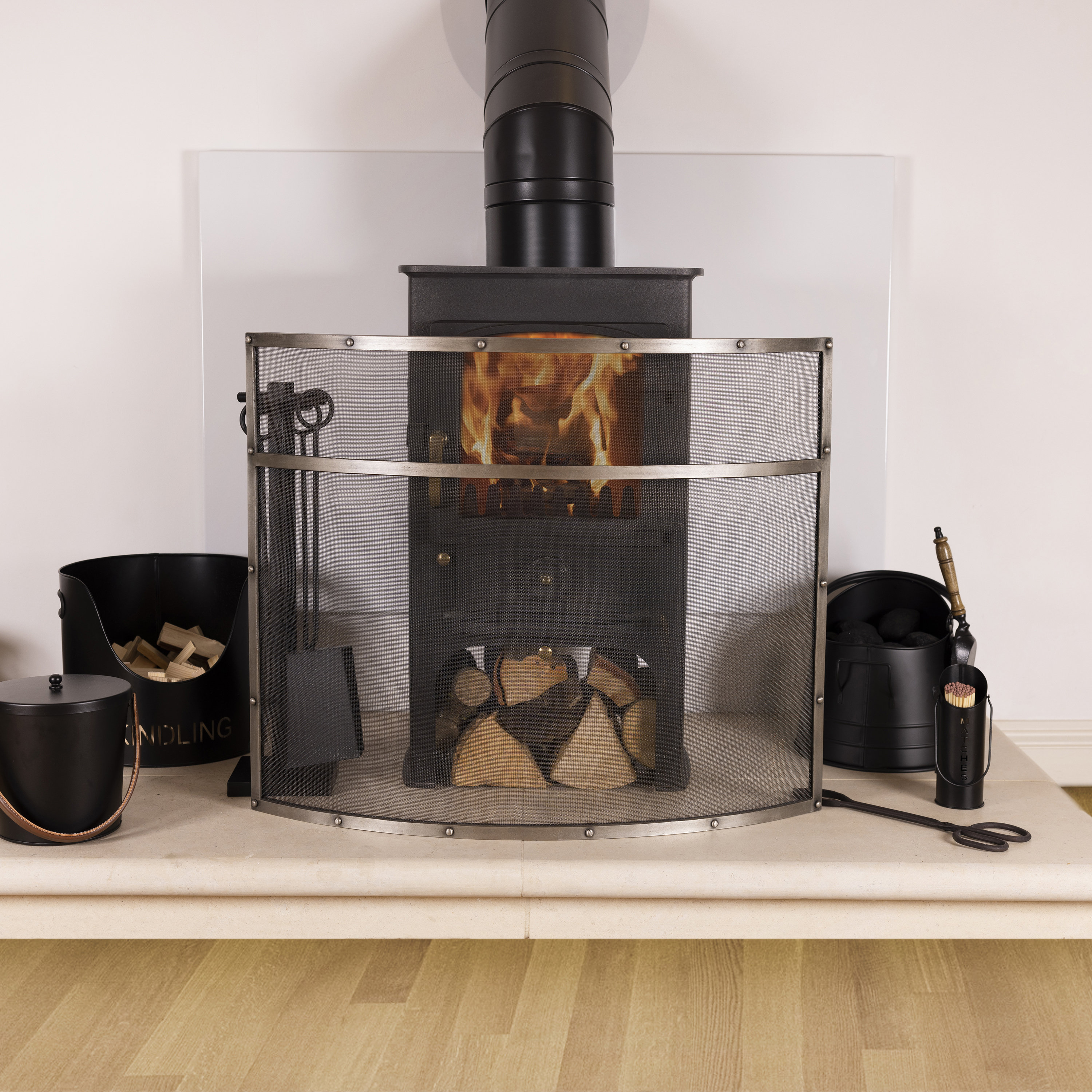 Williston Forge Loughguile Iron Fire Back | Wayfair.co.uk