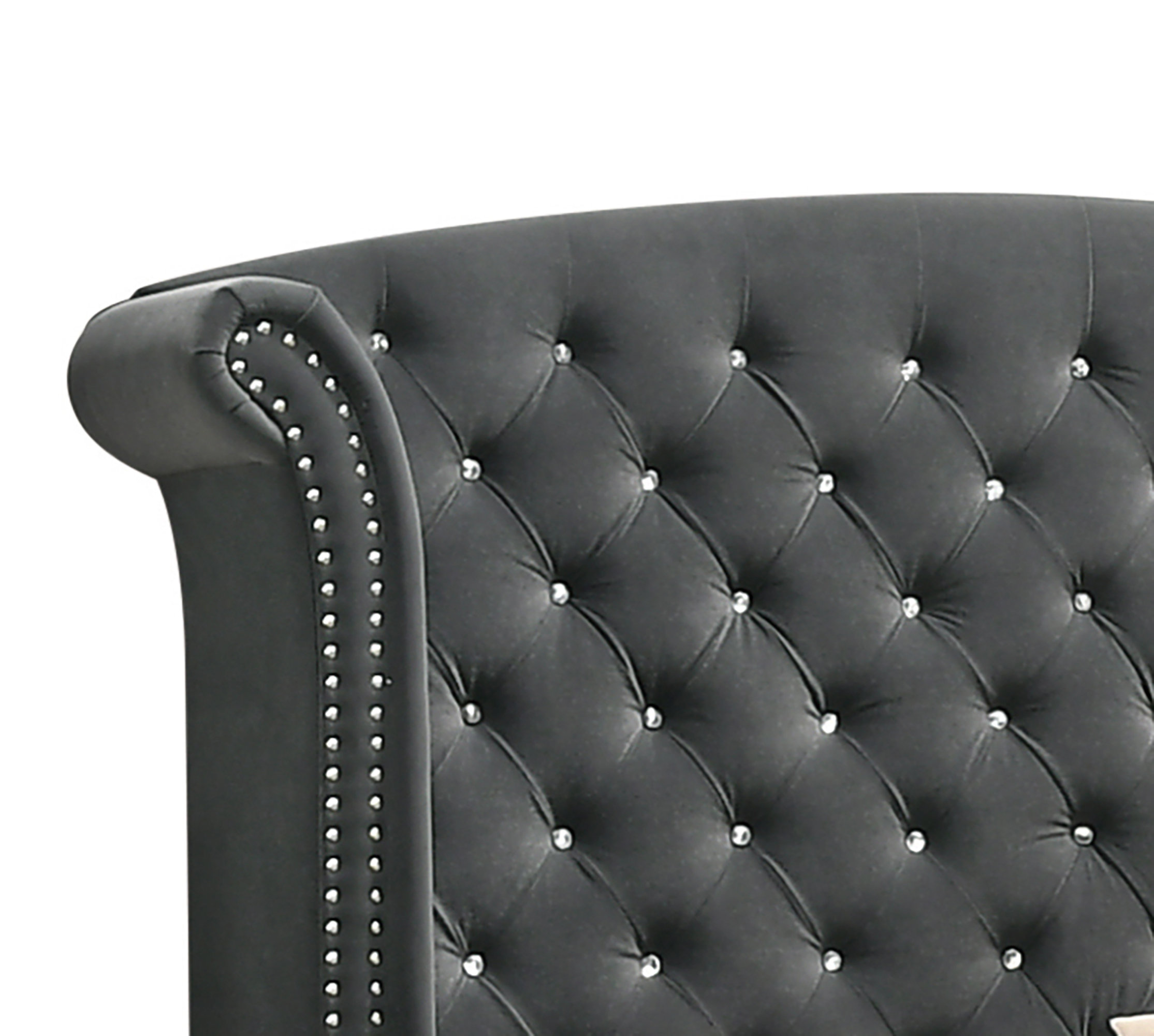 AndrewHomeStudio Chantel Upholstered Wingback Bed | Wayfair