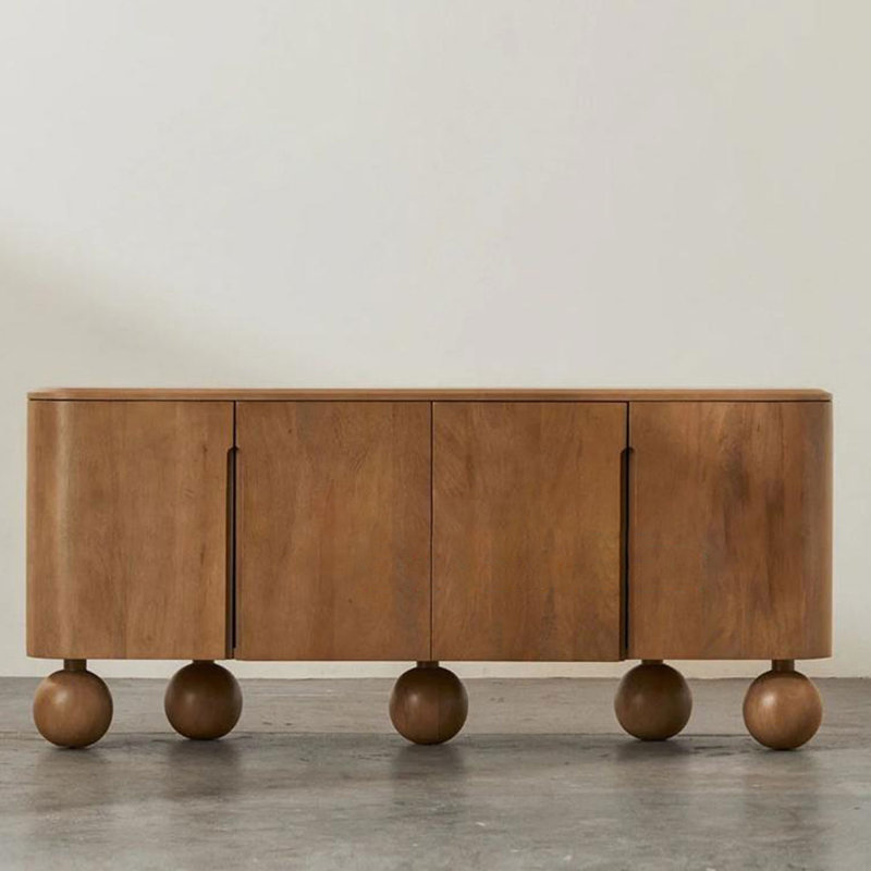 Decordreamss 70.87" Picture color Solid + Manufactured Wood Console ...