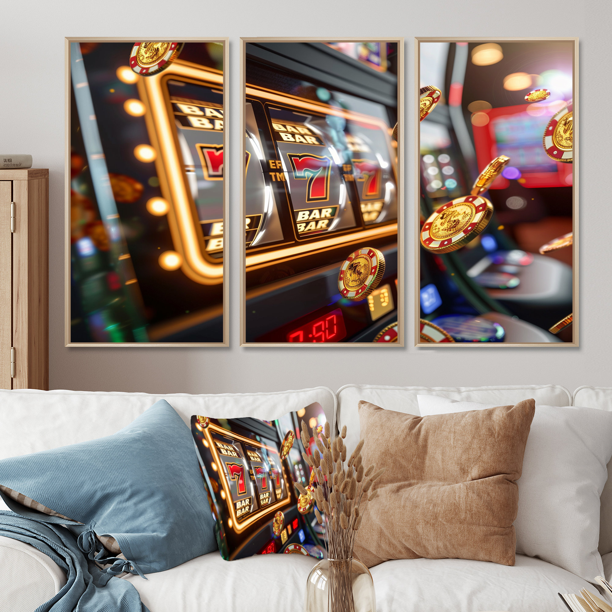 Latitude Run® Slot Machine Jackpot Winner III - Casino & Games Wall Art ...