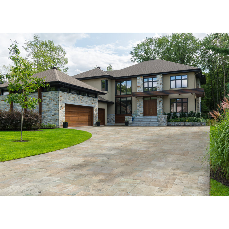 MSI Philadelphia Travertine 16" x 24" Honed Unfilled Chipped Brushed ...