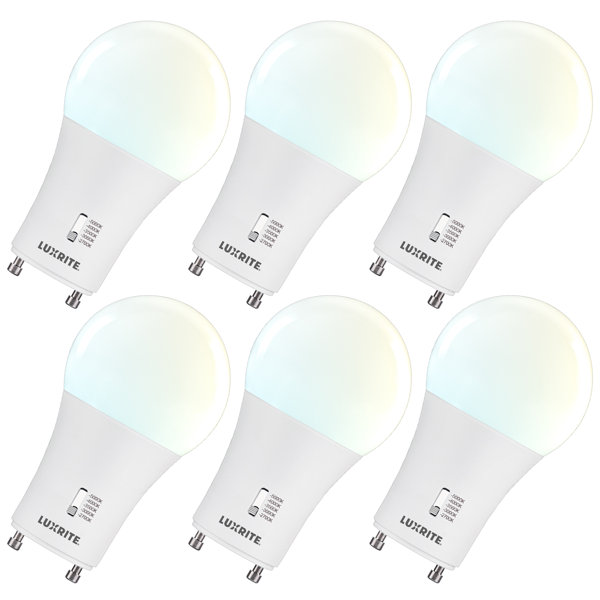 Luxrite Equivalent GU24/Twist And Lock Dimmable LED Bulb | Wayfair