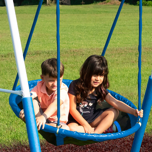 XDP Recreation All Star Playground Outdoor Swing Set, Rider, Super Disc ...