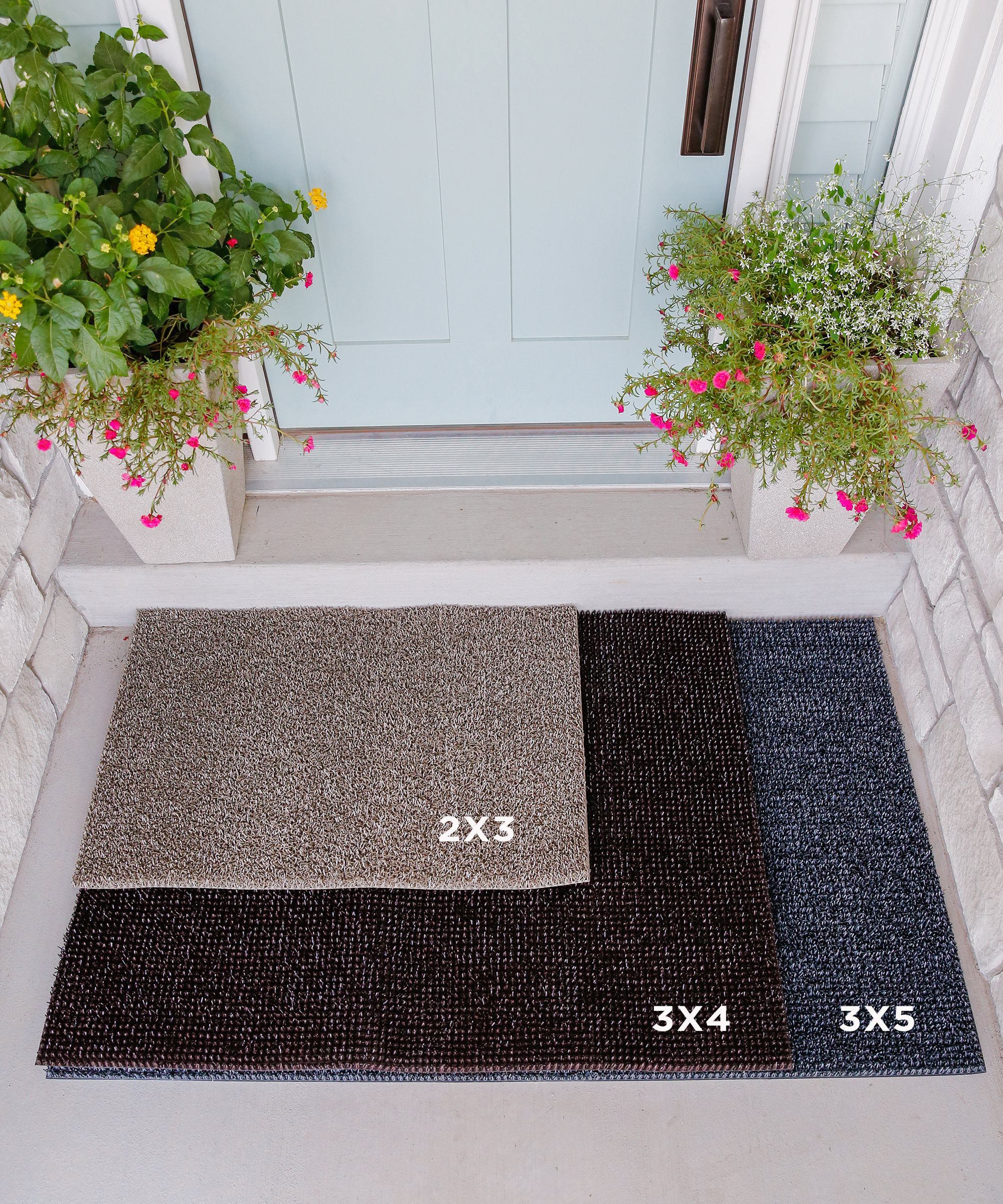 Eider & Ivory™ Frankel Turf Non-Slip Indoor/Outdoor Door Mat | Wayfair
