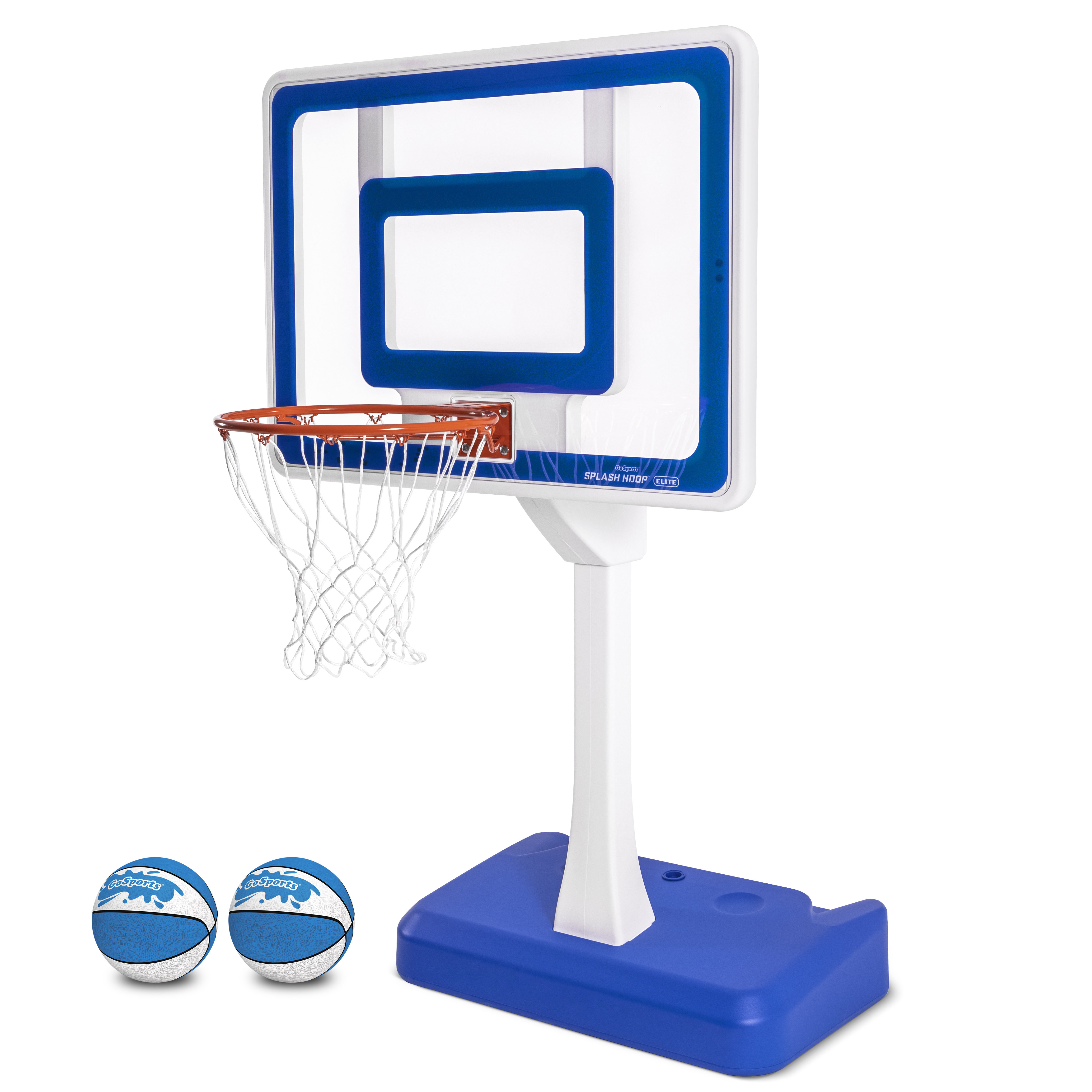 Gosports Splash Hoop Elite Swimming Pool Basketball Hoop; Huge 44” X 32 ...