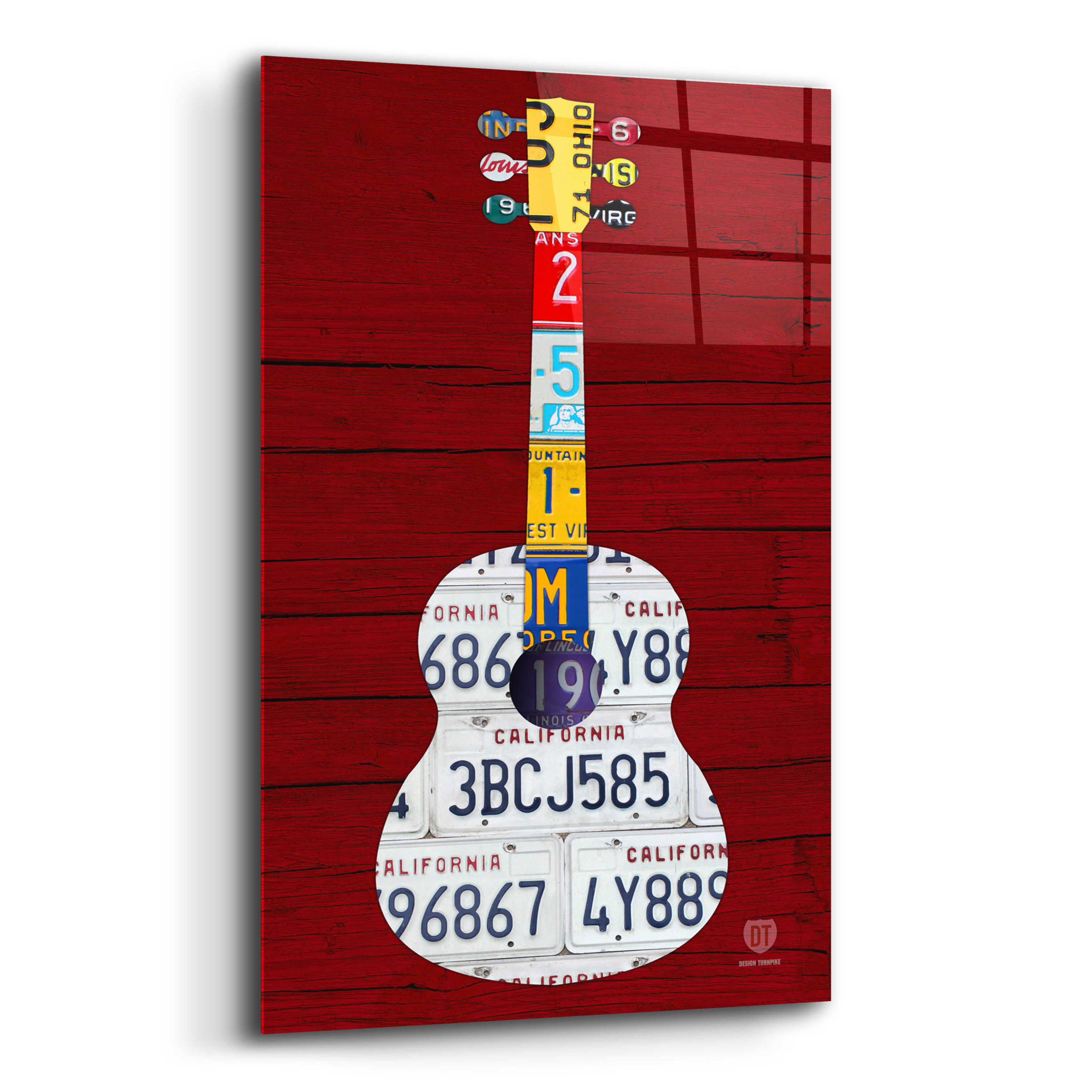 Williston Forge Guitar 1 On Plastic / Acrylic by Design Turnpike Print ...