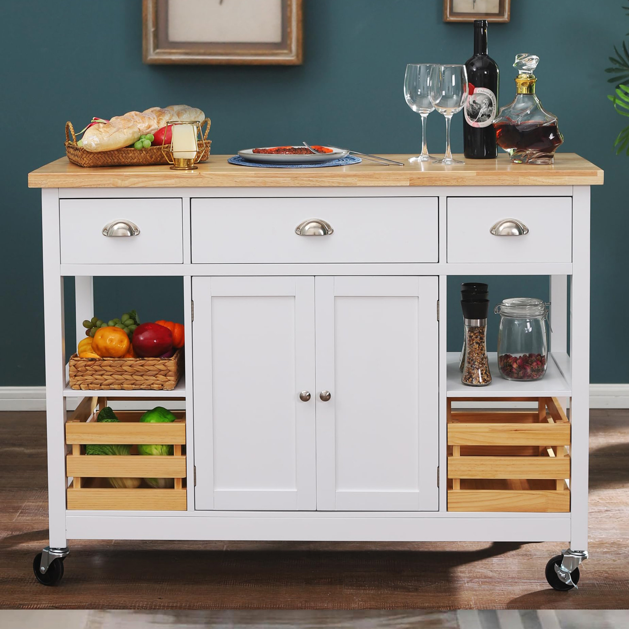 Red Barrel Studio Kitchen Island Cart - Wayfair Canada
