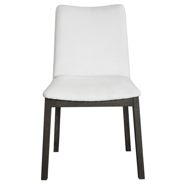 Joss & Main Beth Upholstered Side Chair in White | Joss & Main