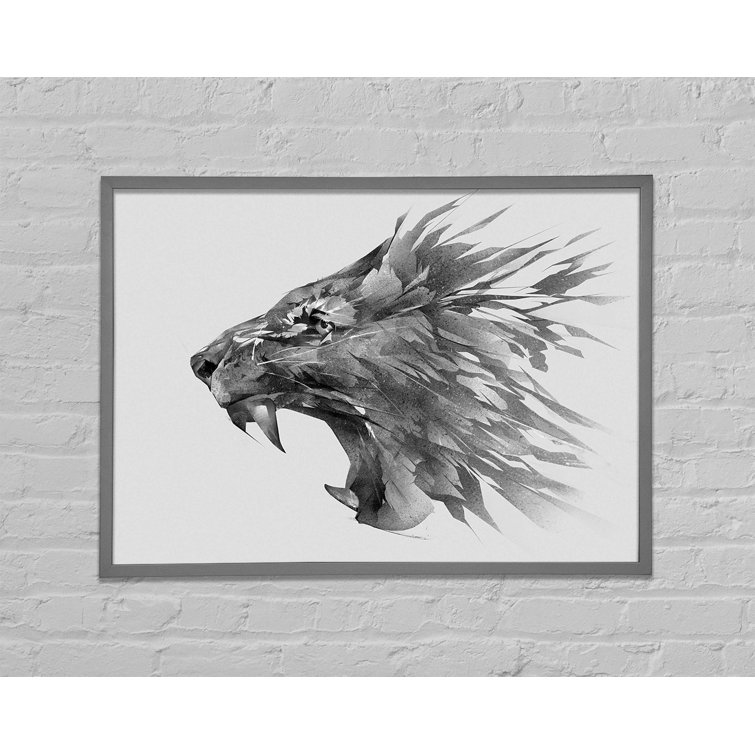 Latitude Vive Fractual Lion Roar - Single Picture Frame Art Prints ...